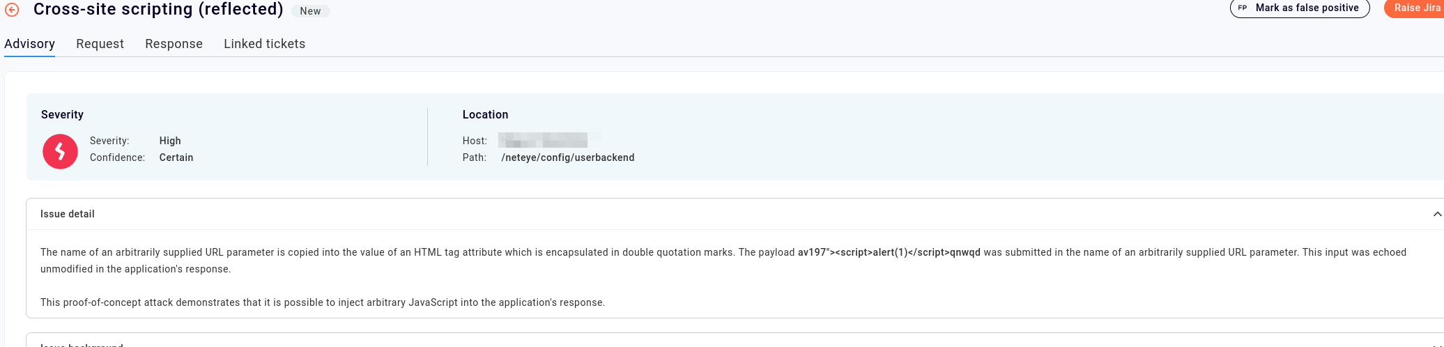 Reflected XSS vulnerability in User Backends config page · Issue #4979 · Icinga/icingaweb2 · GitHub
