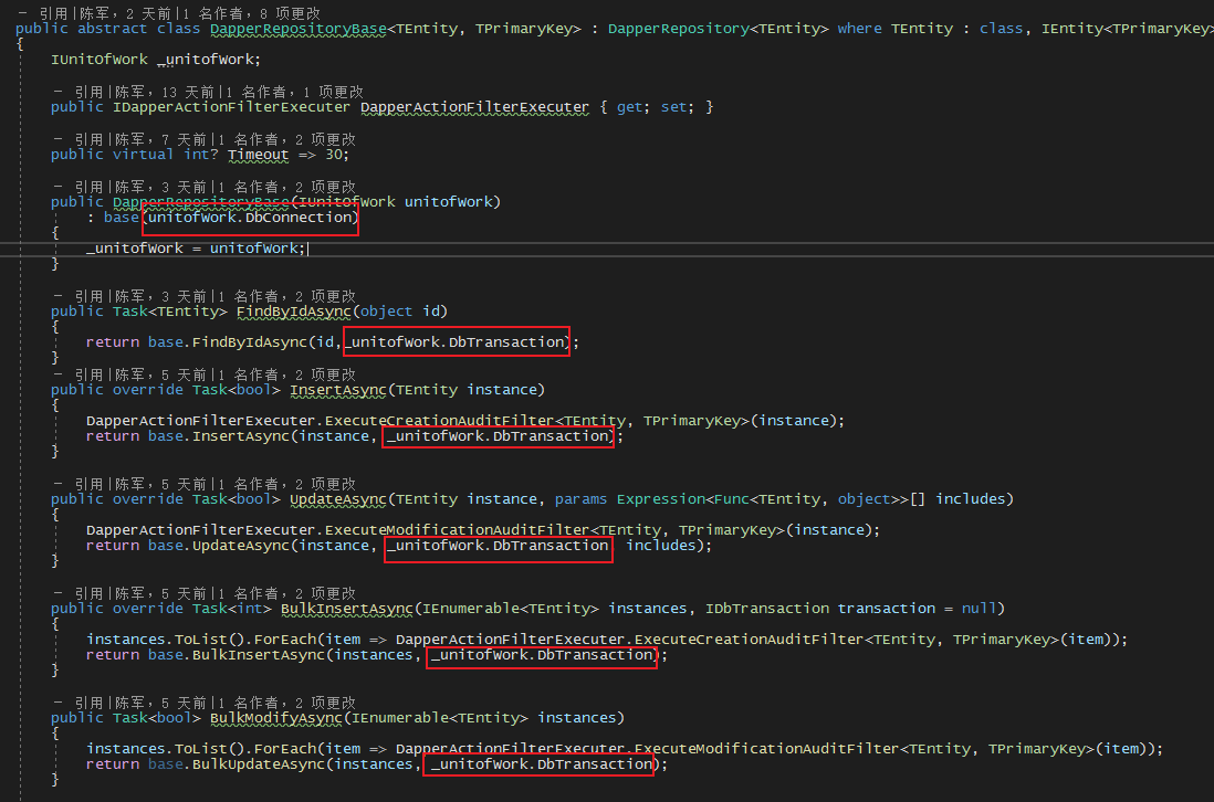 It is recommended that all methods pass in the default transaction · Issue #184 · phnx47/dapper ...