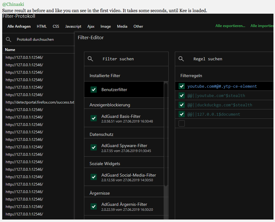 Kee delay (Firefox Addon) · Issue #985 · AdguardTeam/CoreLibs · GitHub