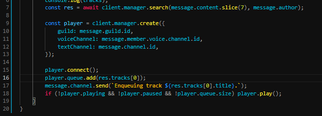 "Provided Argument must be present" · Issue #109 · MenuDocs/erela.js · GitHub
