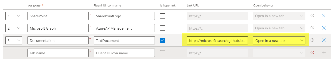 Verticals - Be able to append "Link" with the search box search string ...
