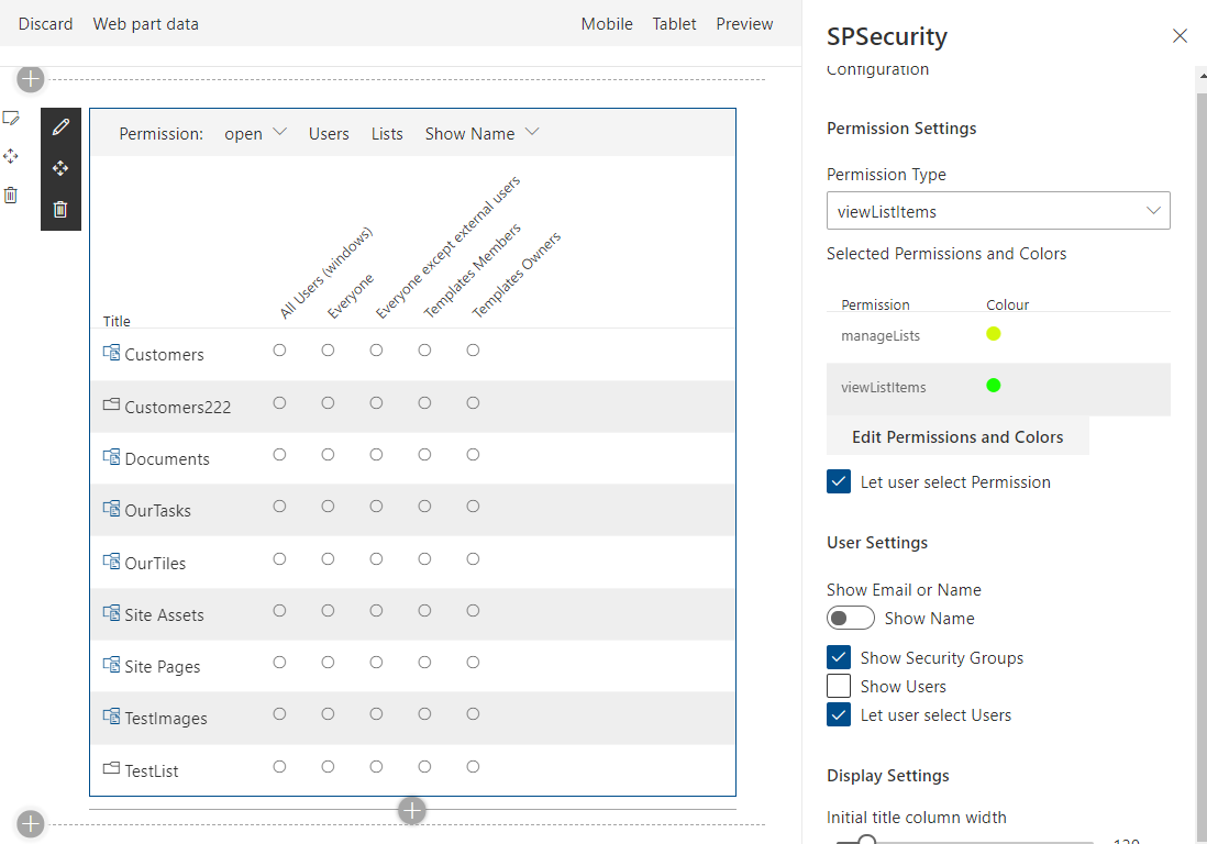 Color Coding SPSecurityGrid · Issue #1009 · pnp/sp-dev-fx-webparts · GitHub