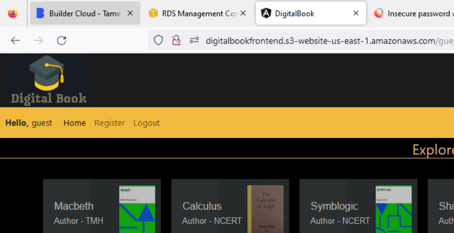 GitHub - RishabhKumr/DigitalBook_Frontend: Developed in angular and deployed in AWS S3 Bucket as ...