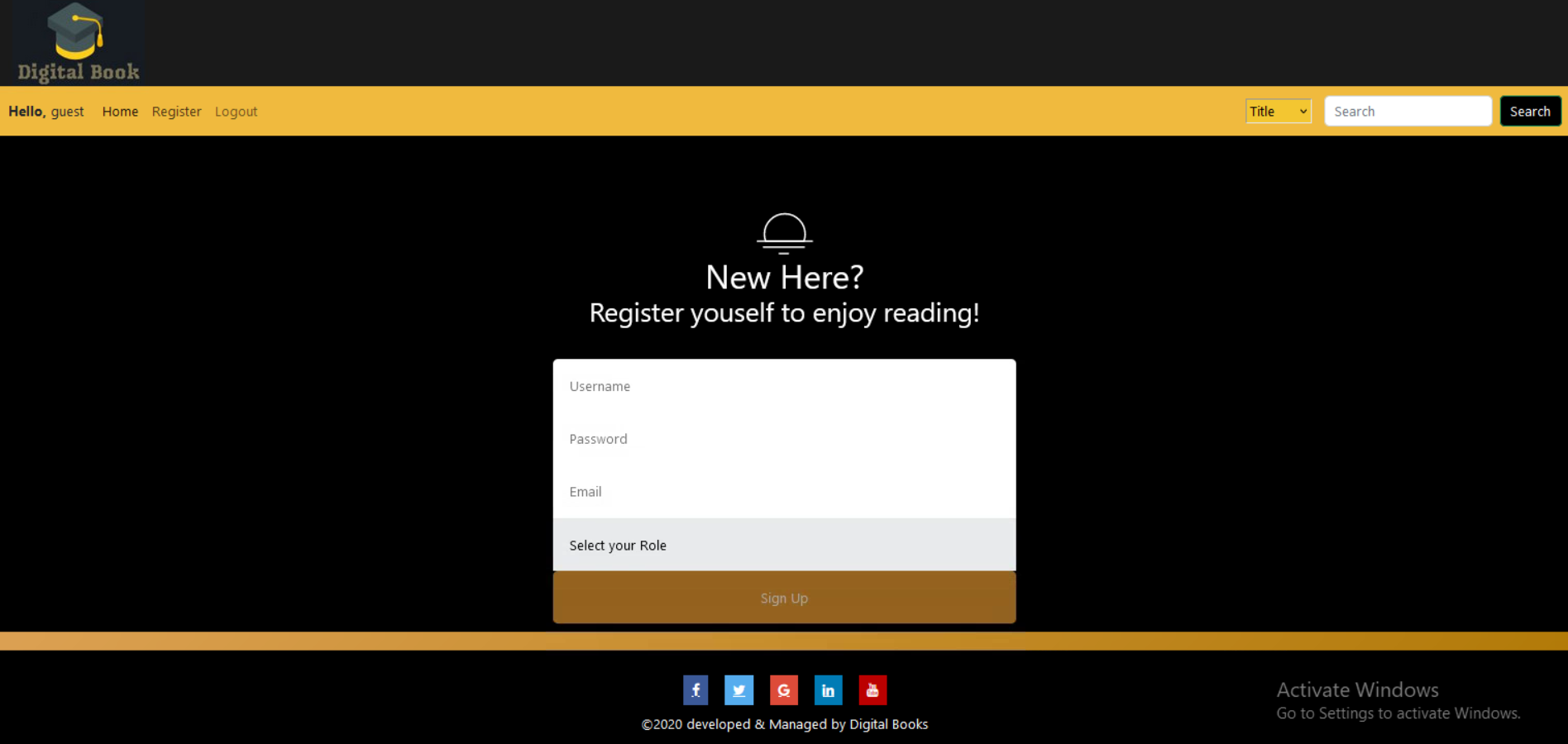 GitHub - RishabhKumr/DigitalBook_Frontend: Developed in angular and deployed in AWS S3 Bucket as ...