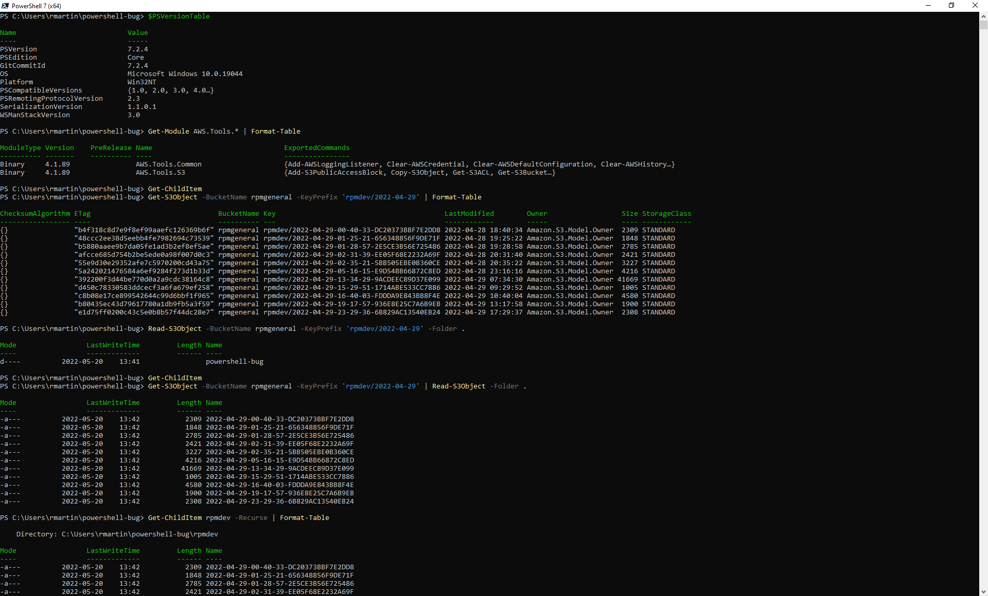 Read S3Object With KeyPrefix Doesn t Work Issue 265 Aws aws tools Read S3Object With KeyPrefix Doesn t Work Issue 265 Aws aws tools