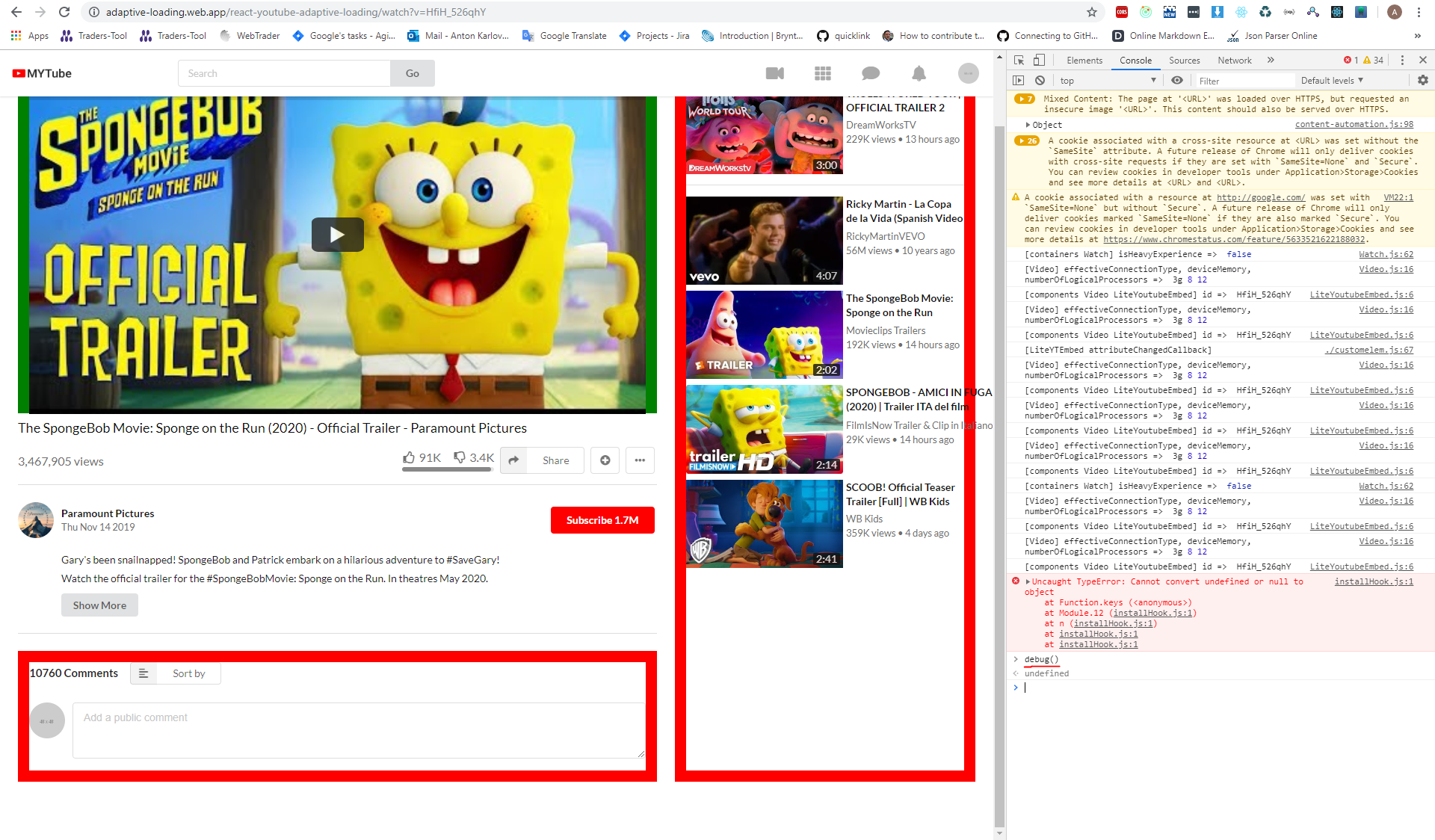 [Demos] YouTube · Issue #87 · GoogleChromeLabs/adaptive-loading · GitHub