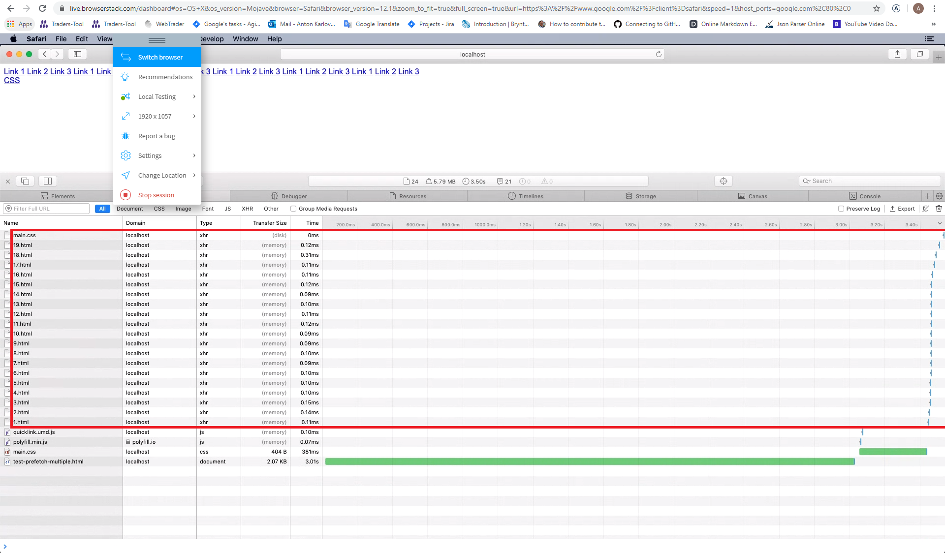 when using window.fetch, even the prefetch Promise is resolved, the ...
