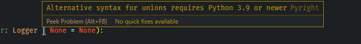 Python 3.9 from MS Store, Alternative syntax for unions requires Python 3.9 or newer · Issue ...