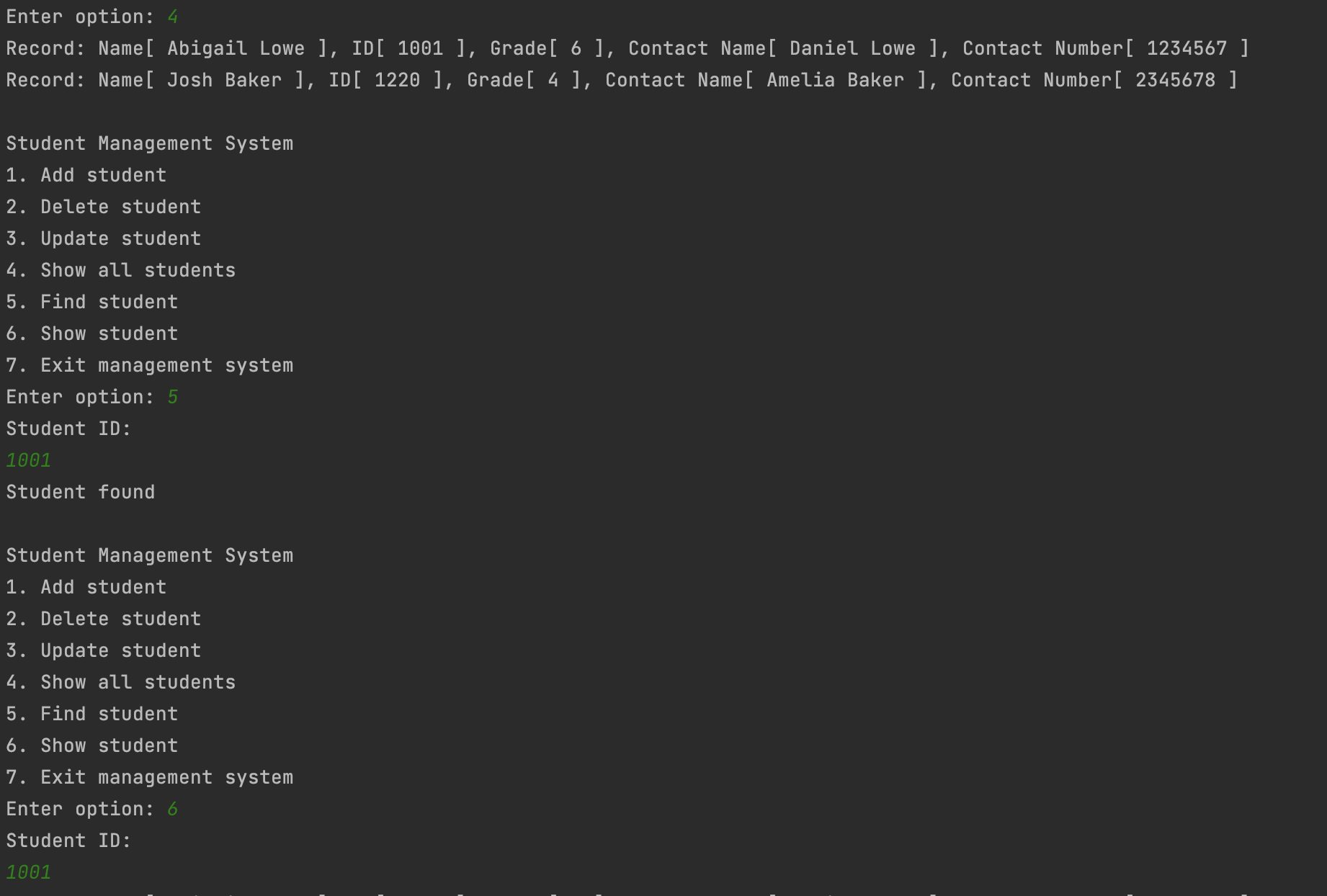 GitHub - athina-stewart/Student-Management-System