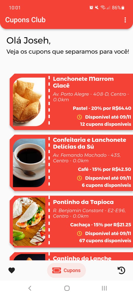 GitHub - leonardorh18/Cupons-Club---Flutter: Projeto da matéria de Planejamento de gestão de ...