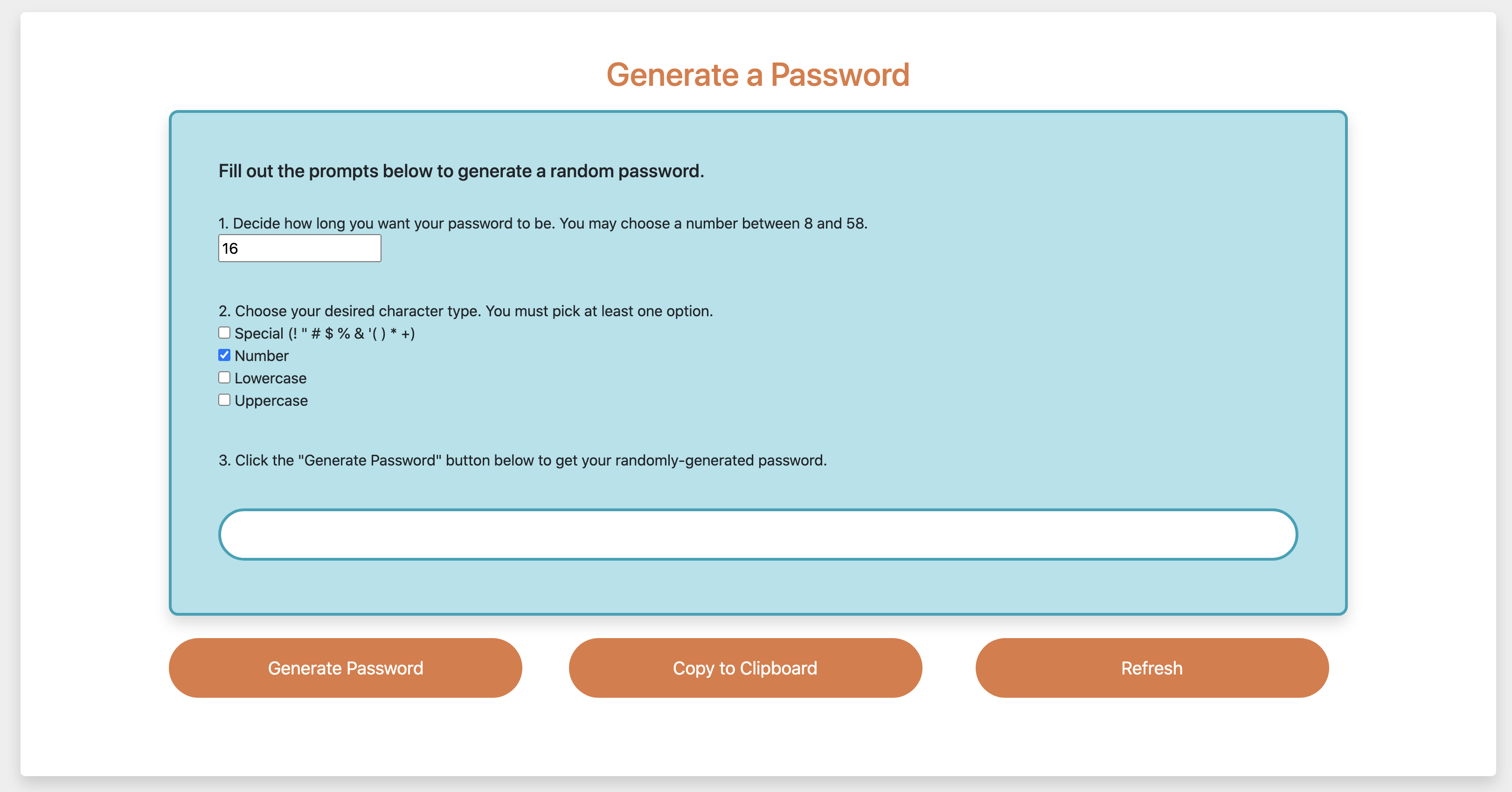 GitHub - jenmitz/password-generator