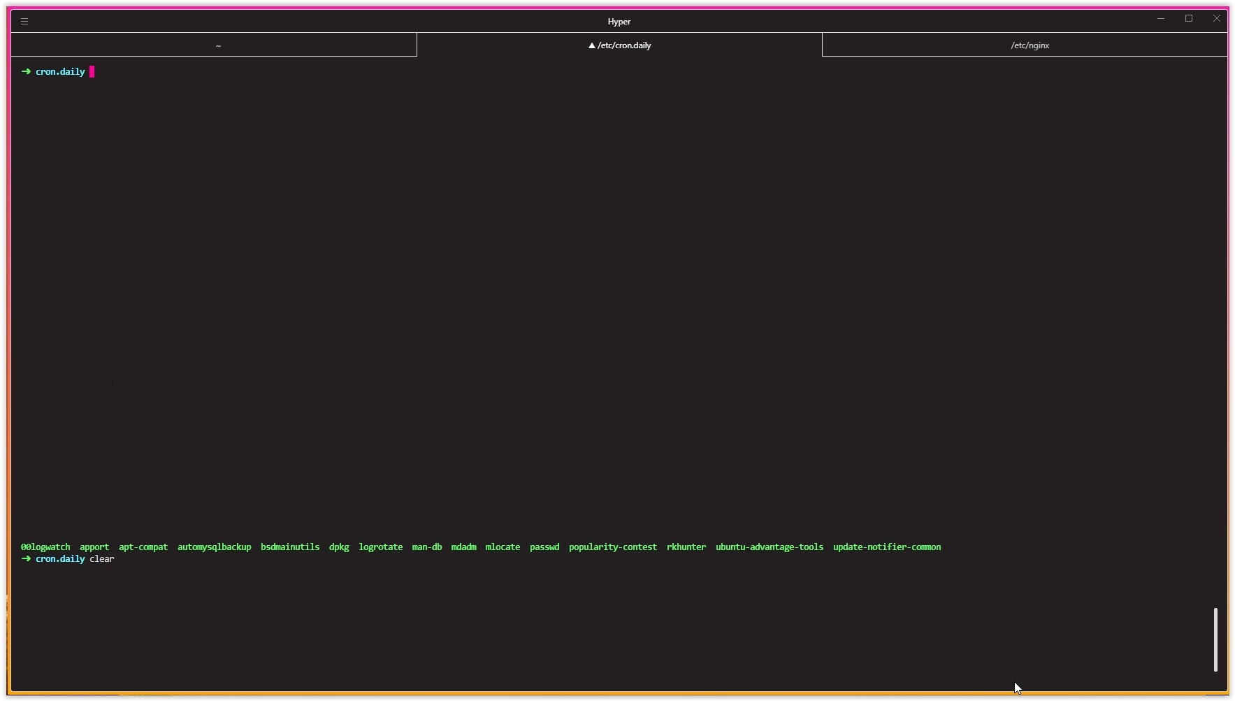 Hyper renders leftover text after using clear/vim/nano from prior render · Issue #3792 · vercel ...