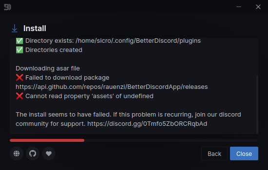 Error installing · Issue #185 · BetterDiscord/Installer · GitHub