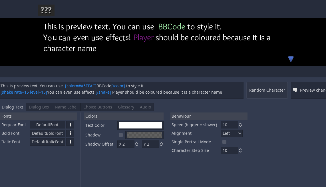 Faster Text Display Speeds · Issue #617 · dialogic-godot/dialogic · GitHub
