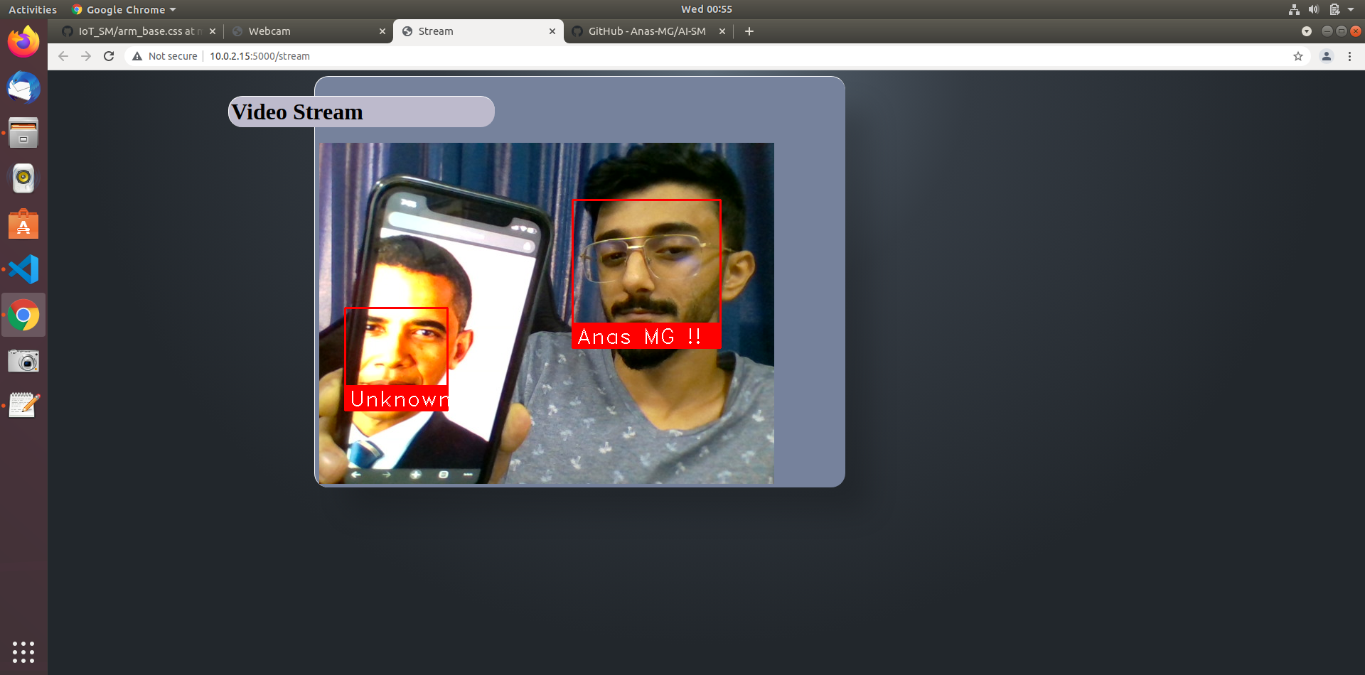 GitHub - Anas-MG/stream-face-recognition-OpenCV