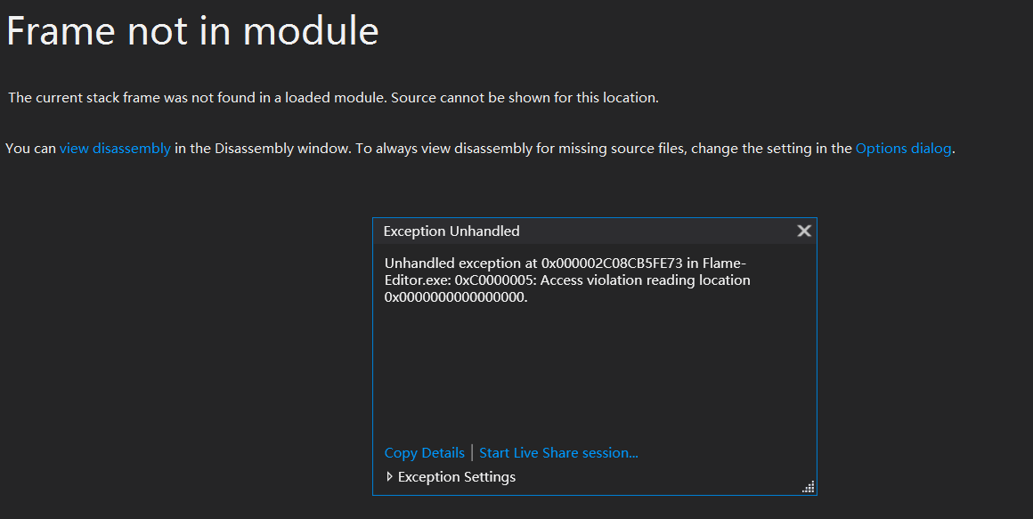 Crashes When Pulling In A Scene · Issue 596 · Thecherno Hazel · Github