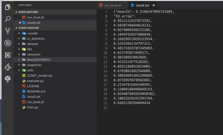 Some questions about the evaluation of ccnet · Issue #29 · speedinghzl/CCNet · GitHub