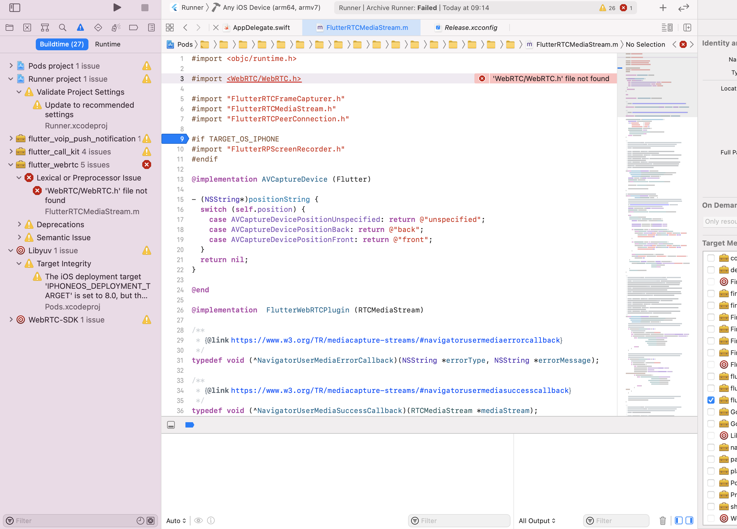 Archive Error · Issue #161 · ConnectyCube/connectycube-flutter-samples ...