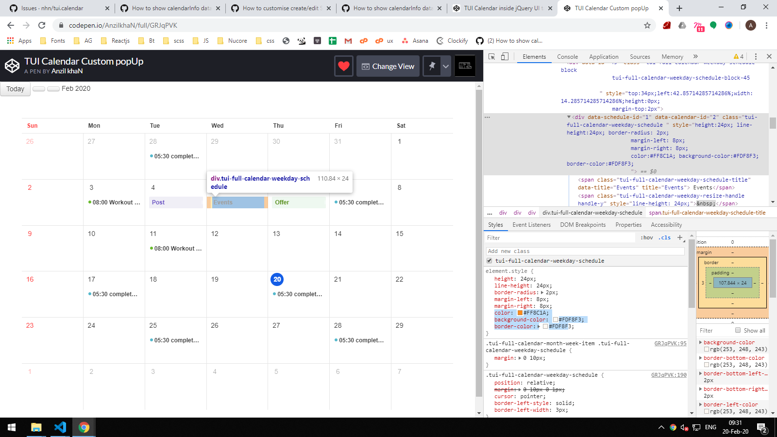 How to show calendarInfo data on calendar schedules · Issue #512 · nhn ...