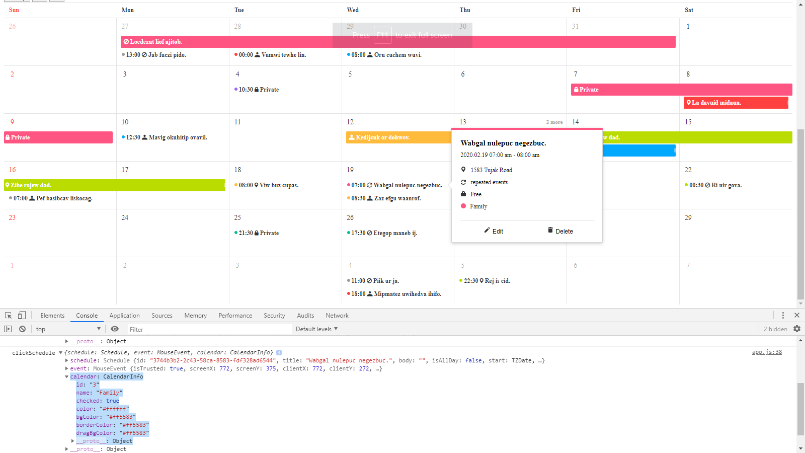 How to show calendarInfo data on calendar schedules · Issue #512 · nhn ...