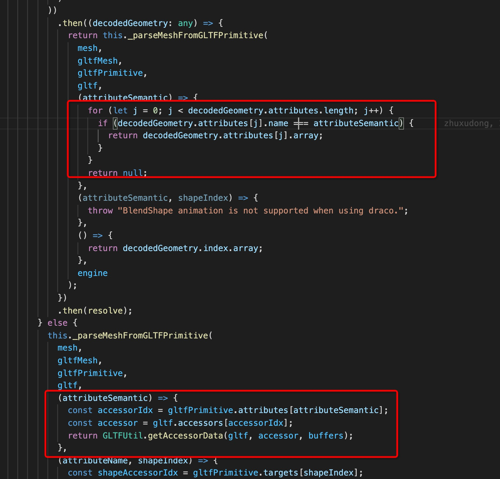Blendshape Animation Is Not Supported When Using Draco · Issue 415 · Galaceanengine · Github