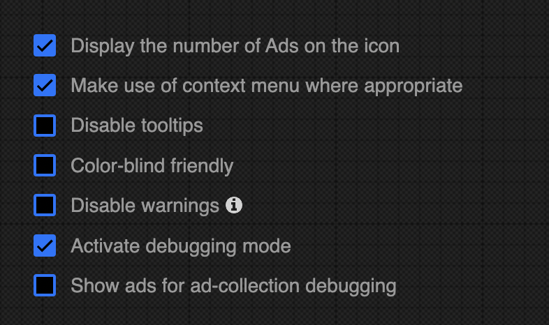 Feature request: collect but not hide ads · Issue #2136 · dhowe/AdNauseam · GitHub