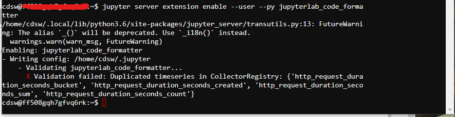Cannot find server plugin version · Issue #214 · jupyterlab-contrib/jupyterlab_code_formatter ...