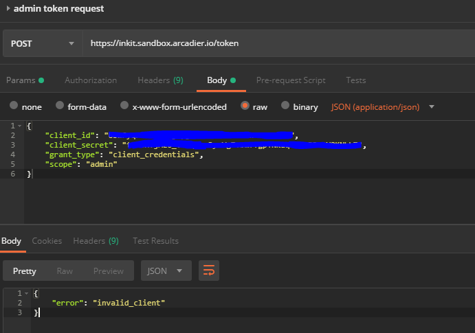 Authentication API error · Issue #4 · Arcadier/Developer-Community-Support · GitHub