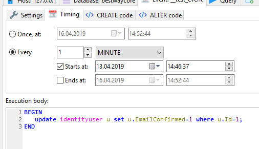 Creating event with BEGIN END fails · Issue #613 · HeidiSQL/HeidiSQL ...