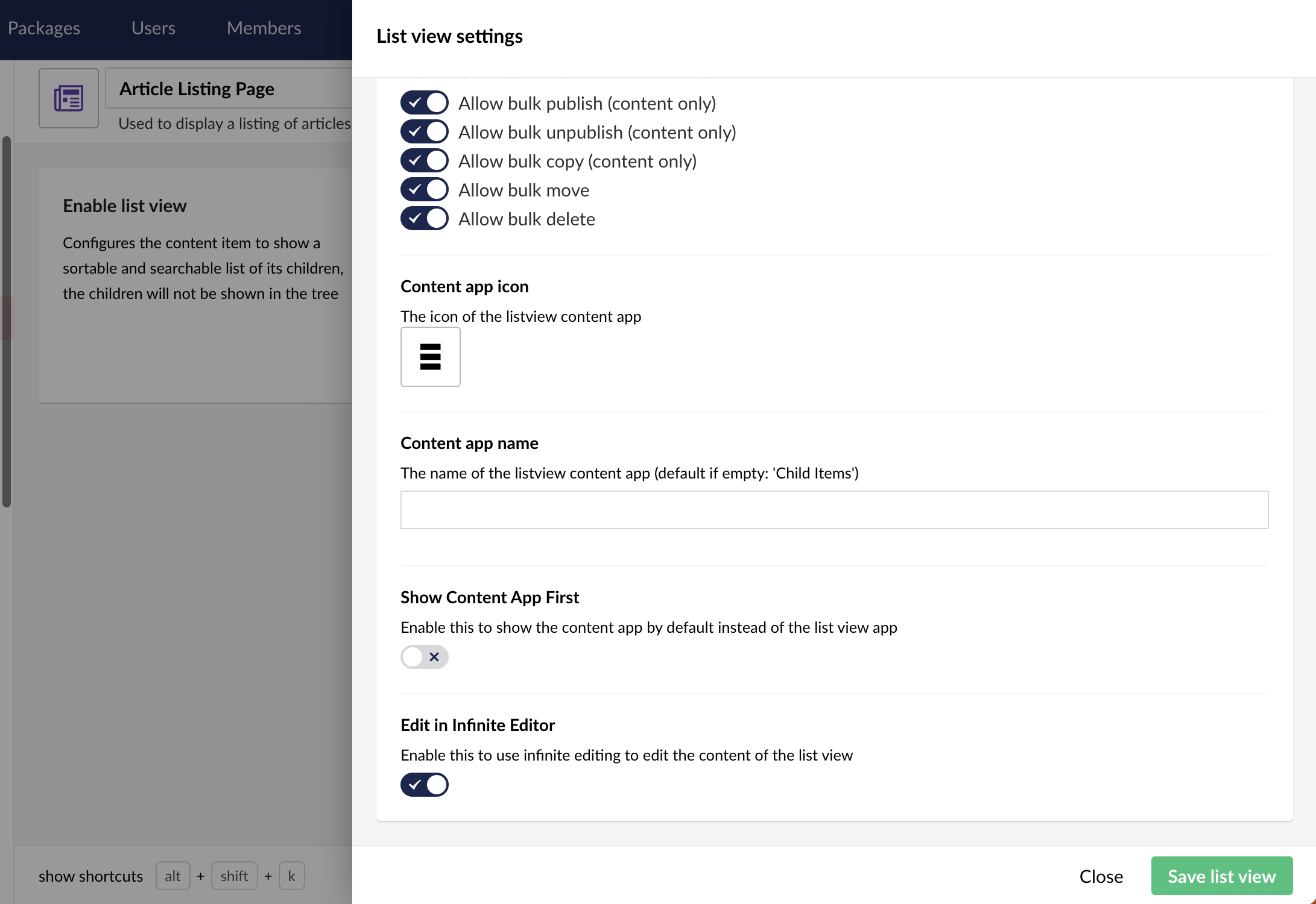 Infinite Editor Does Not Display Actions Menu · Issue 13908 · Umbracoumbraco Cms · Github