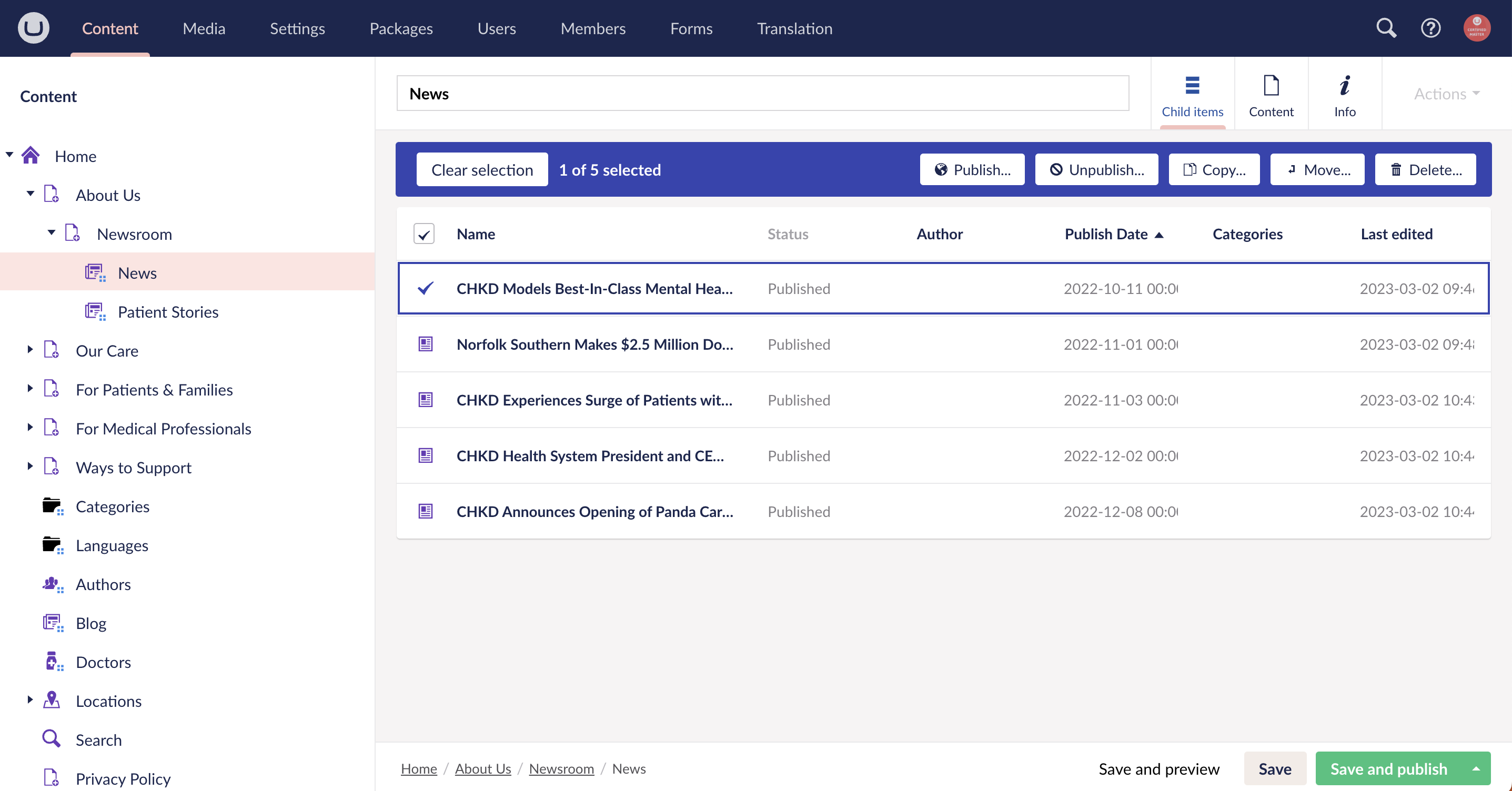 Infinite Editor does not display Actions menu · Issue #13908 · umbraco/Umbraco-CMS · GitHub
