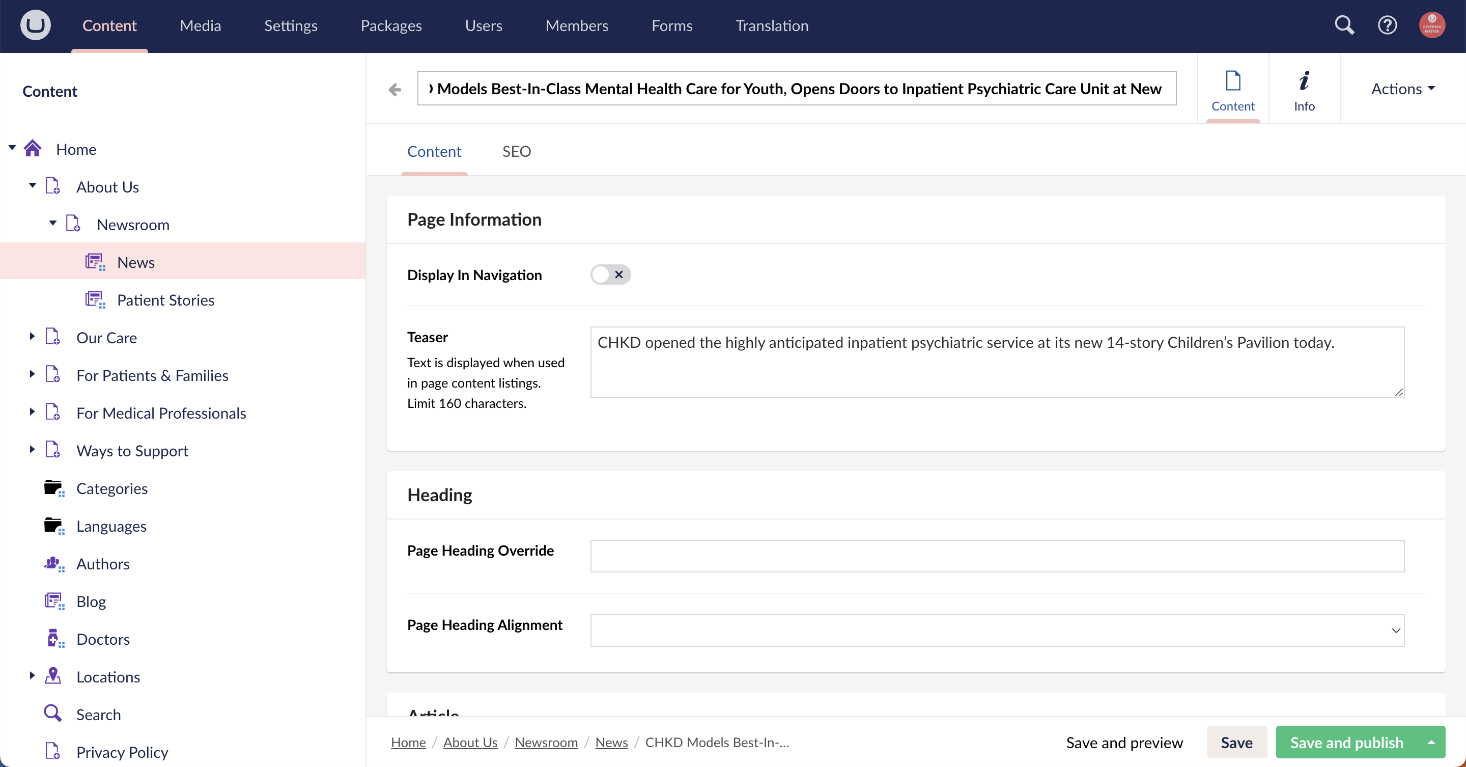 Infinite Editor does not display Actions menu · Issue #13908 · umbraco/Umbraco-CMS · GitHub