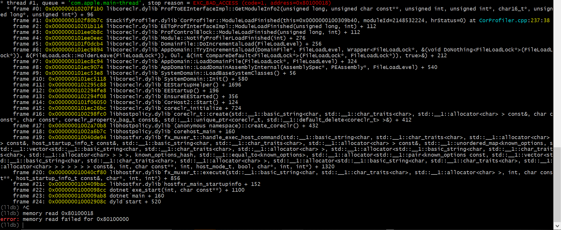 Profiling API: Profiler was prevented from loading notification 0x2509 · Issue #69489 · dotnet ...