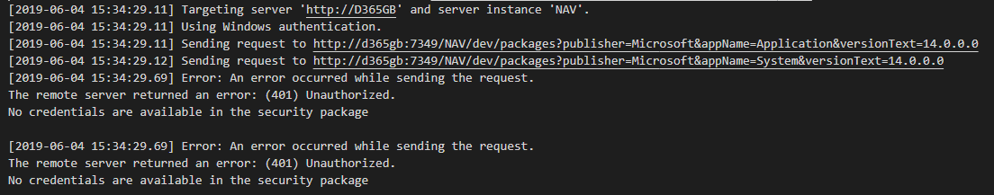 Credentials problem connecting VS Code to container · Issue #495 · microsoft/navcontainerhelper ...