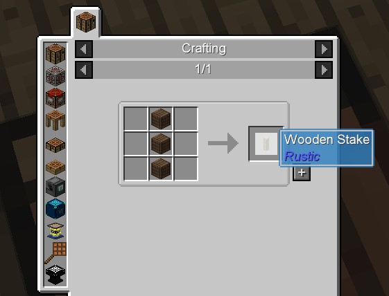 Recipe Rusticwooden Stake · Issue 251 · Darkpacksskyfactory 4 · Github 