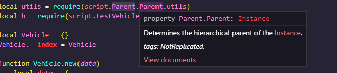 Intellisense doesnt detect scripts if folder changes name · Issue #203 · NightrainsRbx/RobloxLsp ...