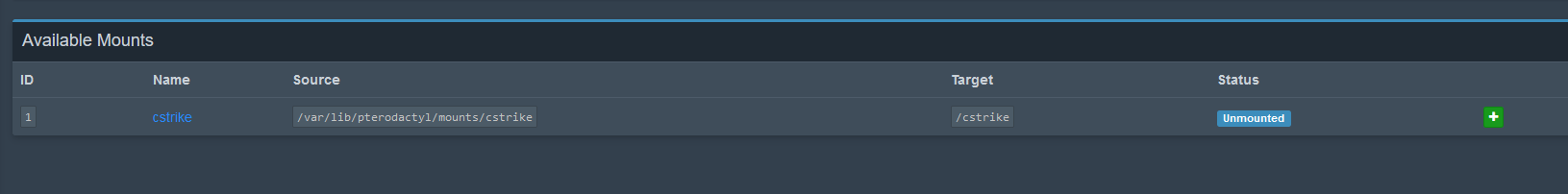 Functional for 'Mounts - user mountable' · Issue #3857 · pterodactyl/panel · GitHub