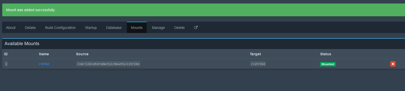 Functional for 'Mounts - user mountable' · Issue #3857 · pterodactyl/panel · GitHub