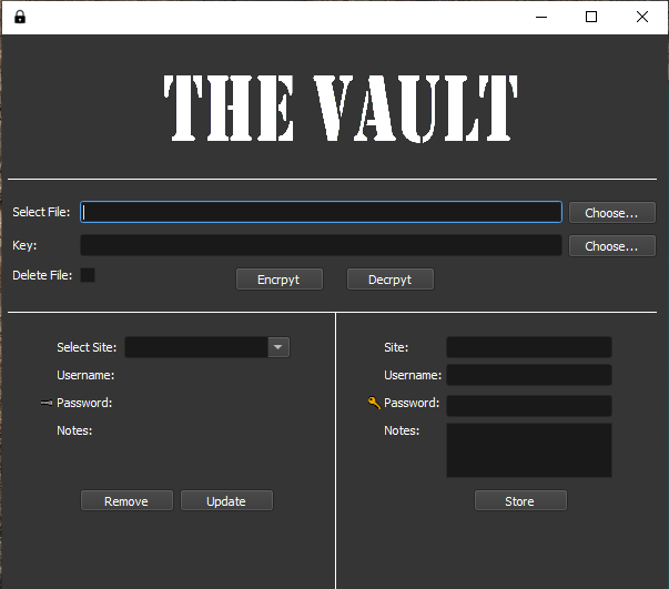 GitHub - scott-engelhardt/vault: Encryption and password management tool