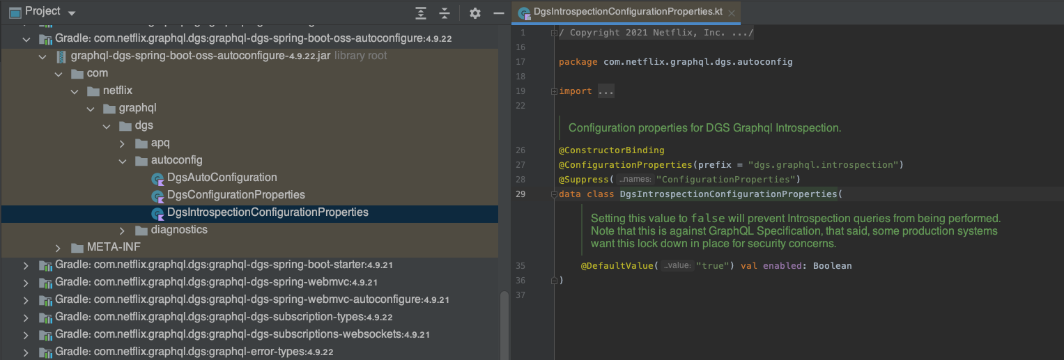 Stuck with NoSuchBeanDefinitionException from 'com.netflix.graphql.dgs ...