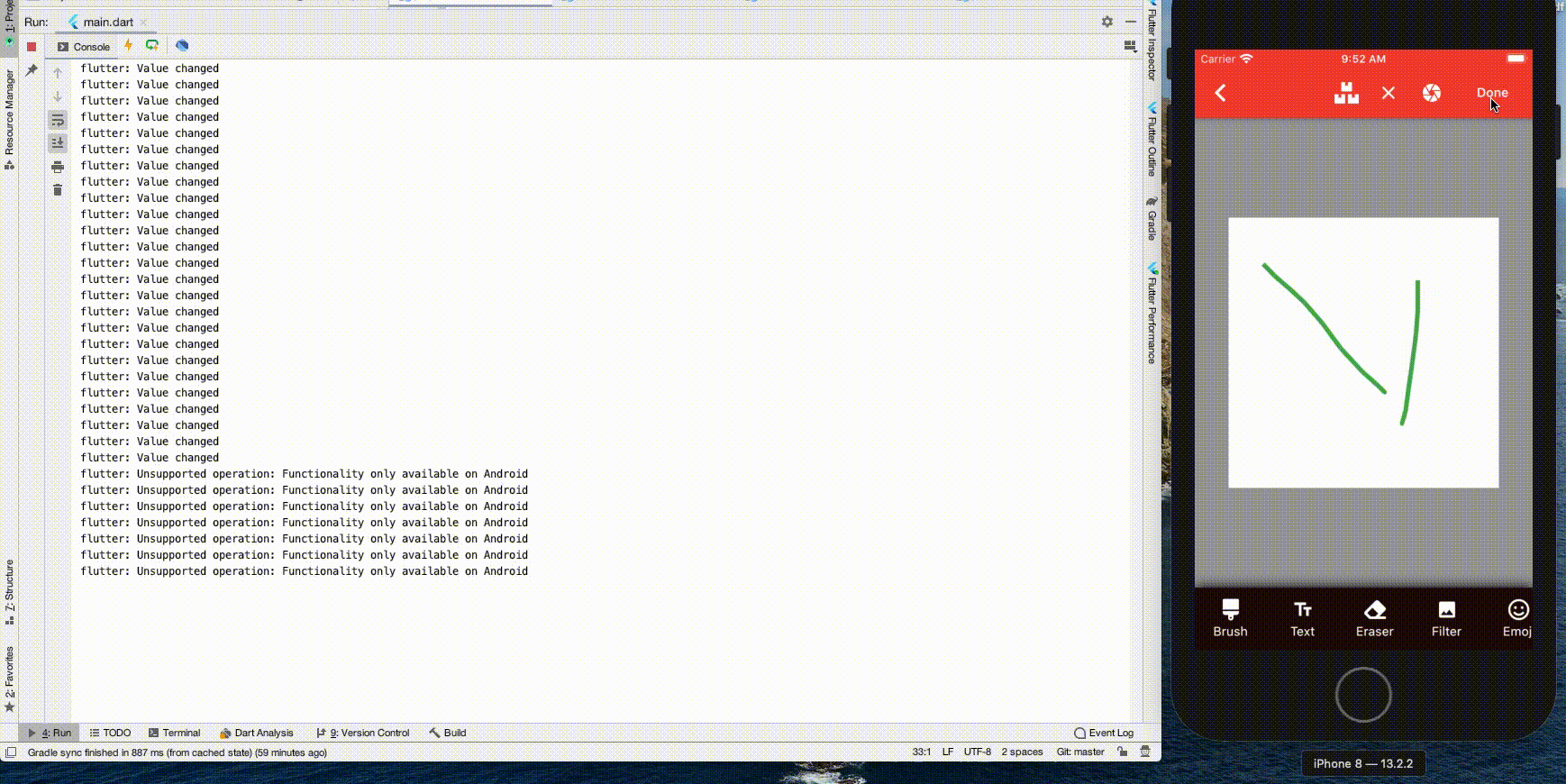 Select height width, show existing height and width and provide cancel option, barrier ...
