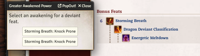 A few issues with awakening of Deviant Abilities · Issue #6391 · foundryvtt/pf2e · GitHub