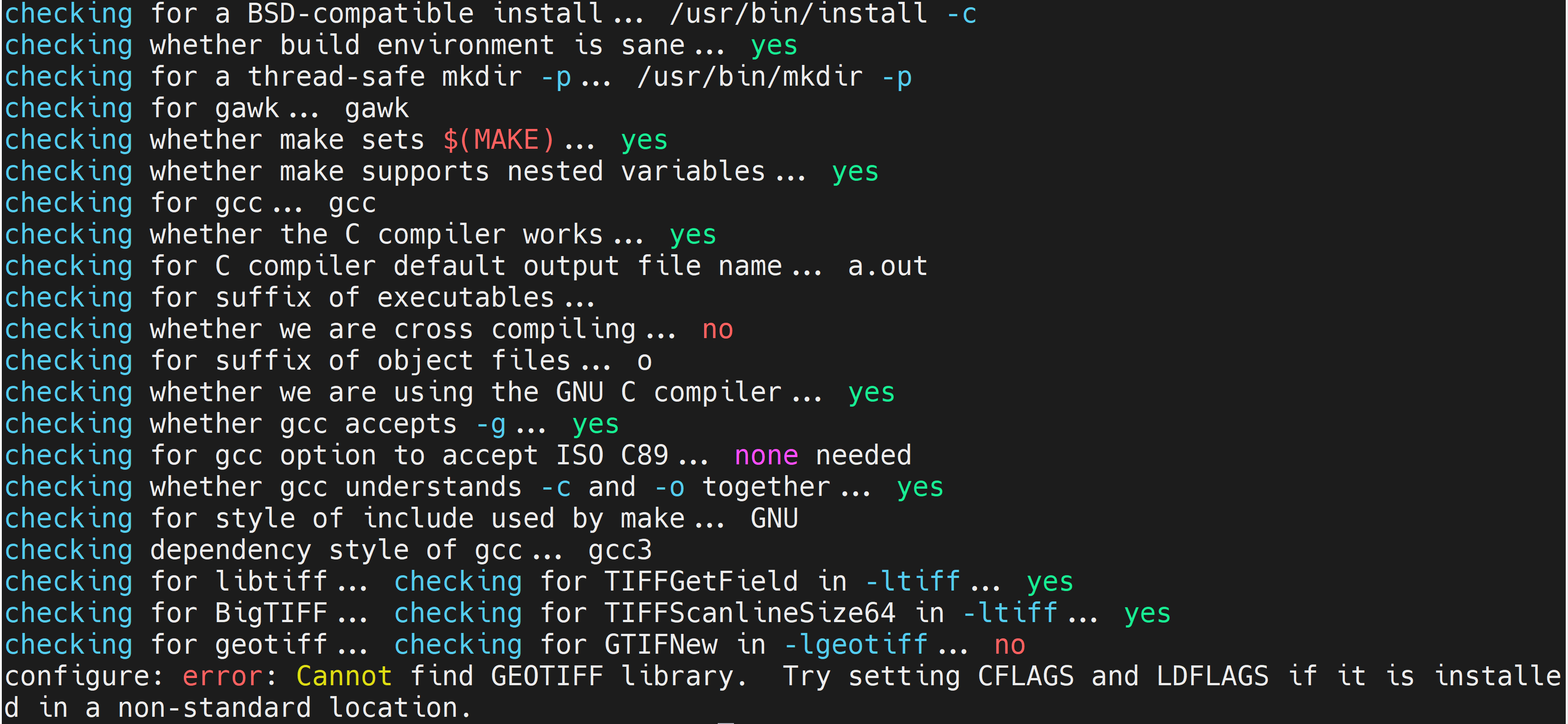 configure error · Issue #13 · openwfm/convert_geotiff · GitHub configure error · Issue #13 · openwfm/convert_geotiff · GitHub