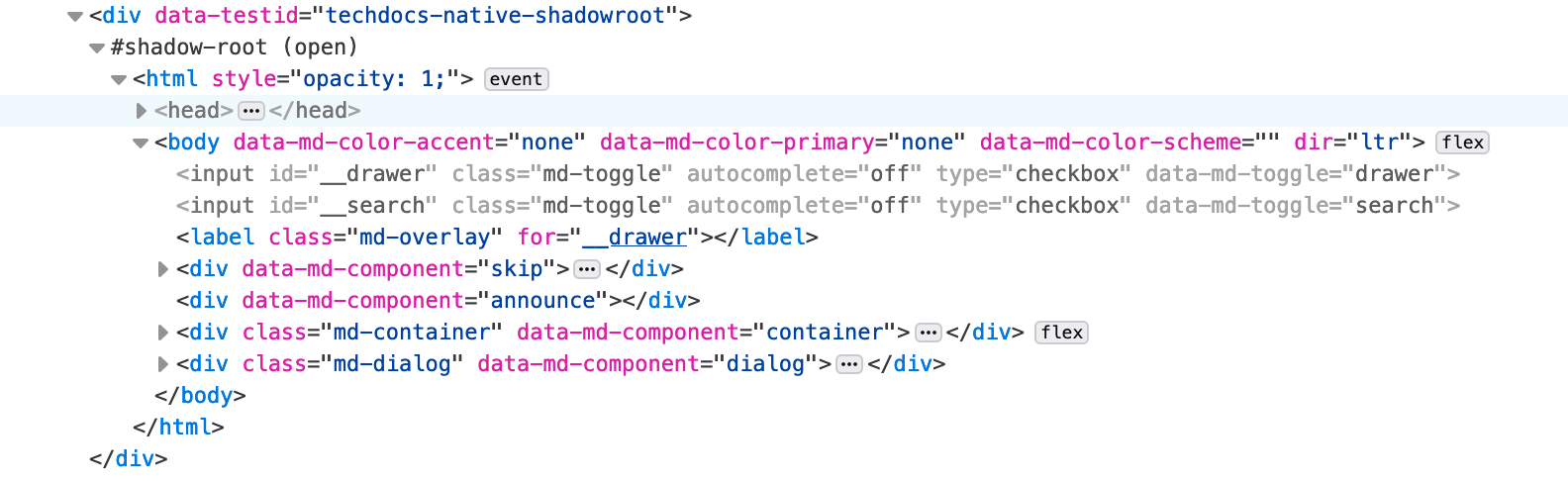 Huge Icon And Missing Styles From Reportissue In Techdocs Shadow Dom · Issue 13995 · Backstage 
