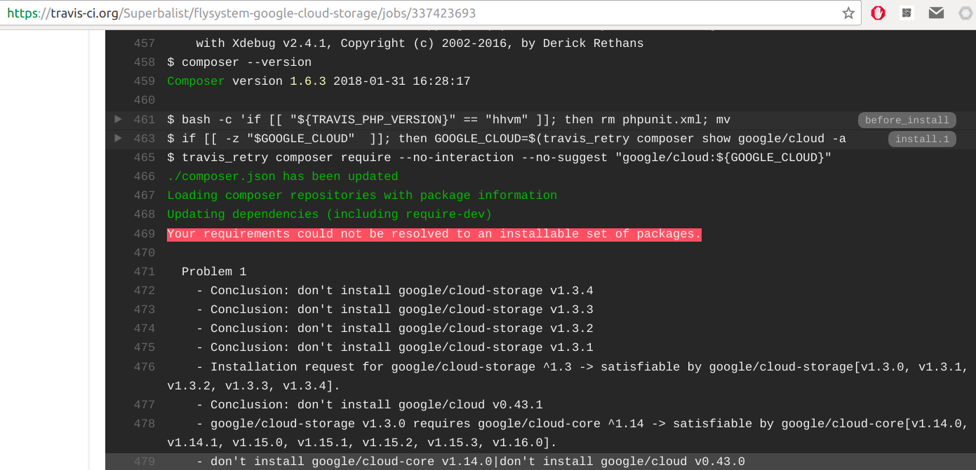 suggest: using google/cloud-storage instead of google/cloud · Issue #74 · Superbalist/flysystem ...