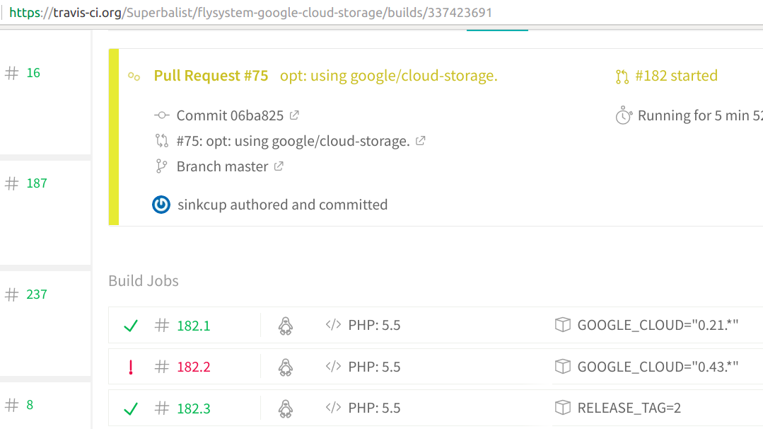 suggest: using google/cloud-storage instead of google/cloud · Issue #74 · Superbalist/flysystem ...