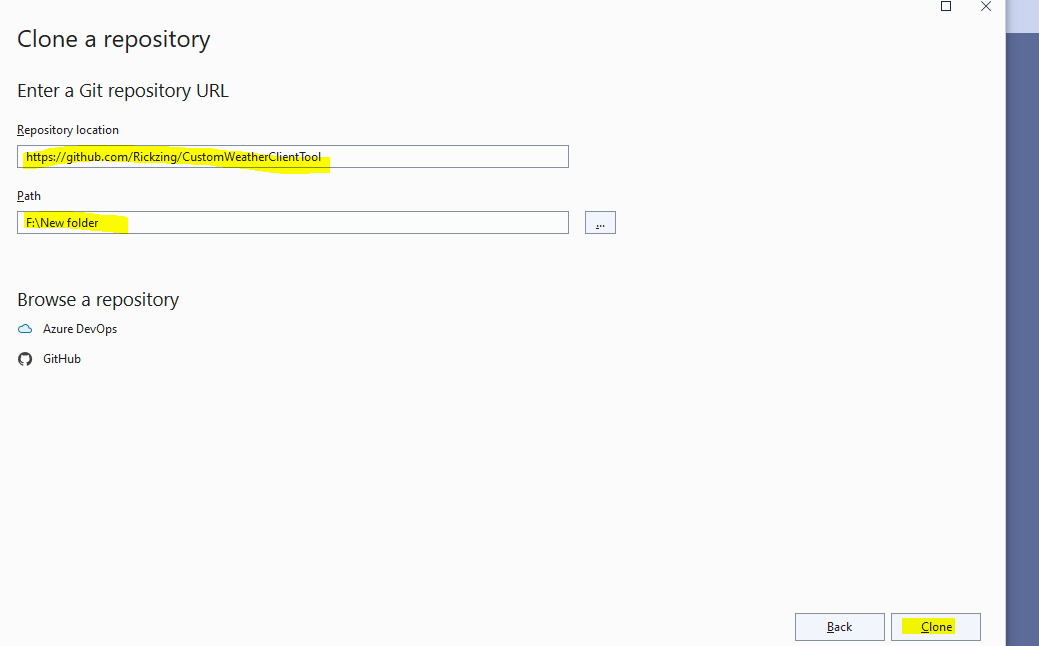 GitHub - Rickzing/CustomWeatherClientTool