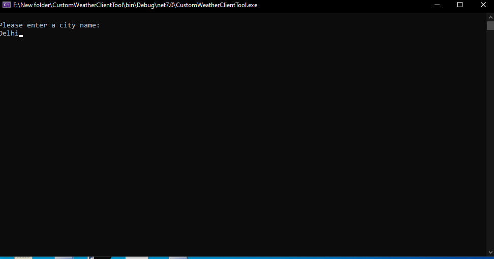 GitHub - Rickzing/CustomWeatherClientTool