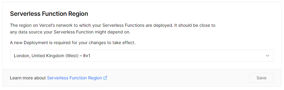 Experiencing long lambda cold start delays of 2 - 3 seconds on Vercel · vercel vercel ...