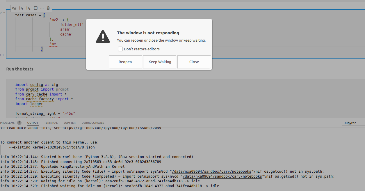 Editing a code cell freezes the 5.1001311010 pre-release · Issue #10024 ...